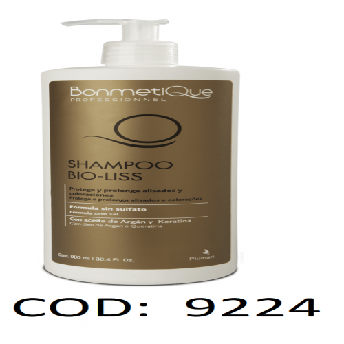 BONMETIQUE SHAMPOO BIO LISS PROF X 900ML - MAGDALENA SURBAY